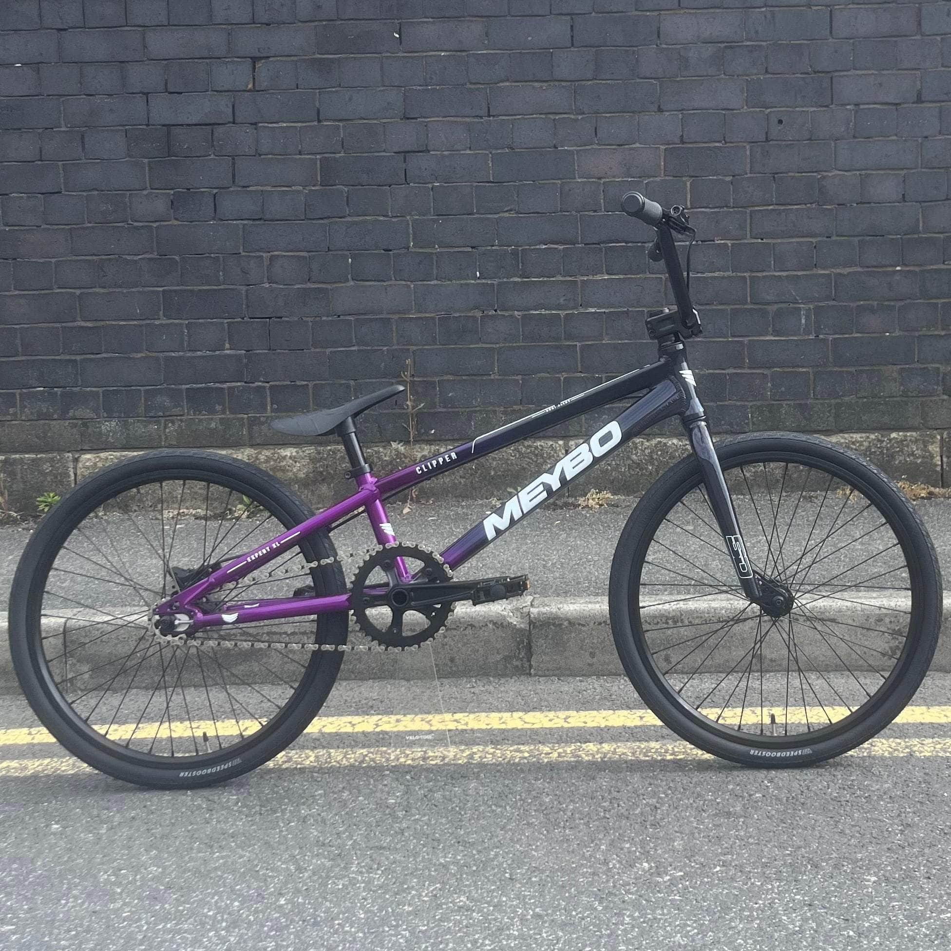 Meybo 2025 Clipper Disc Mini BMX Race Bike Purple/Black | Alans BMX