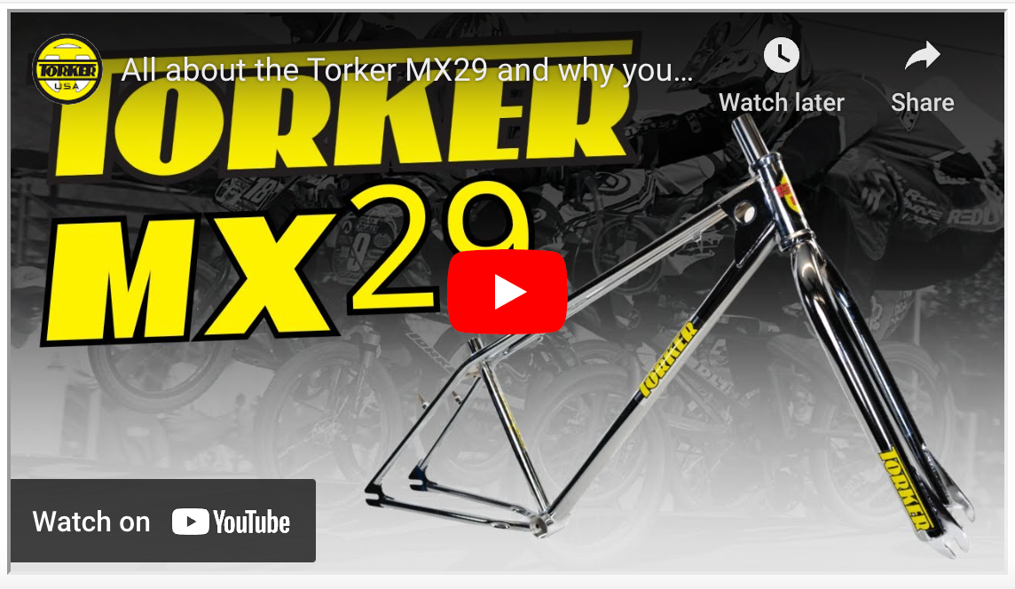 Torker Frame Videos | Alans BMX