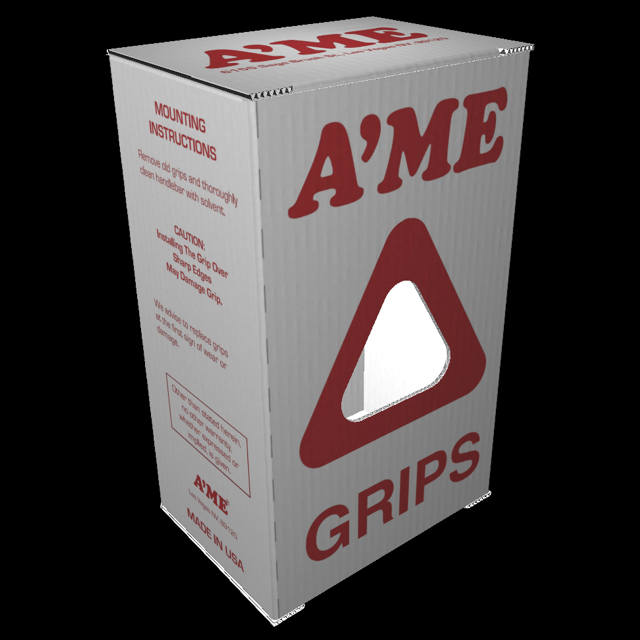 A'ME BMX Double Bubble Round Old School BMX Grips with Box | Alans BMX