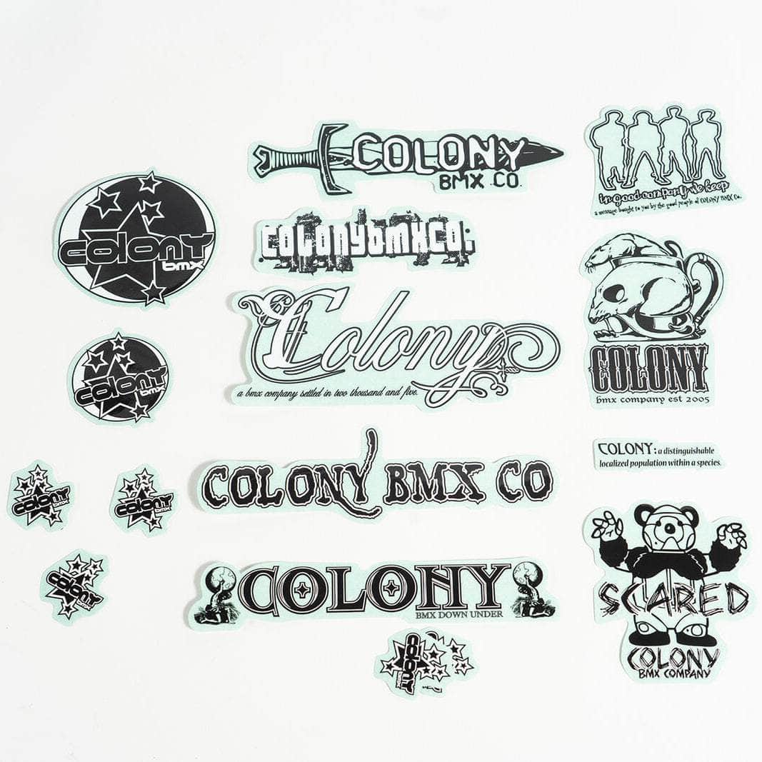 Colony Retro 2005 23 Sticker Pack | Alans BMX