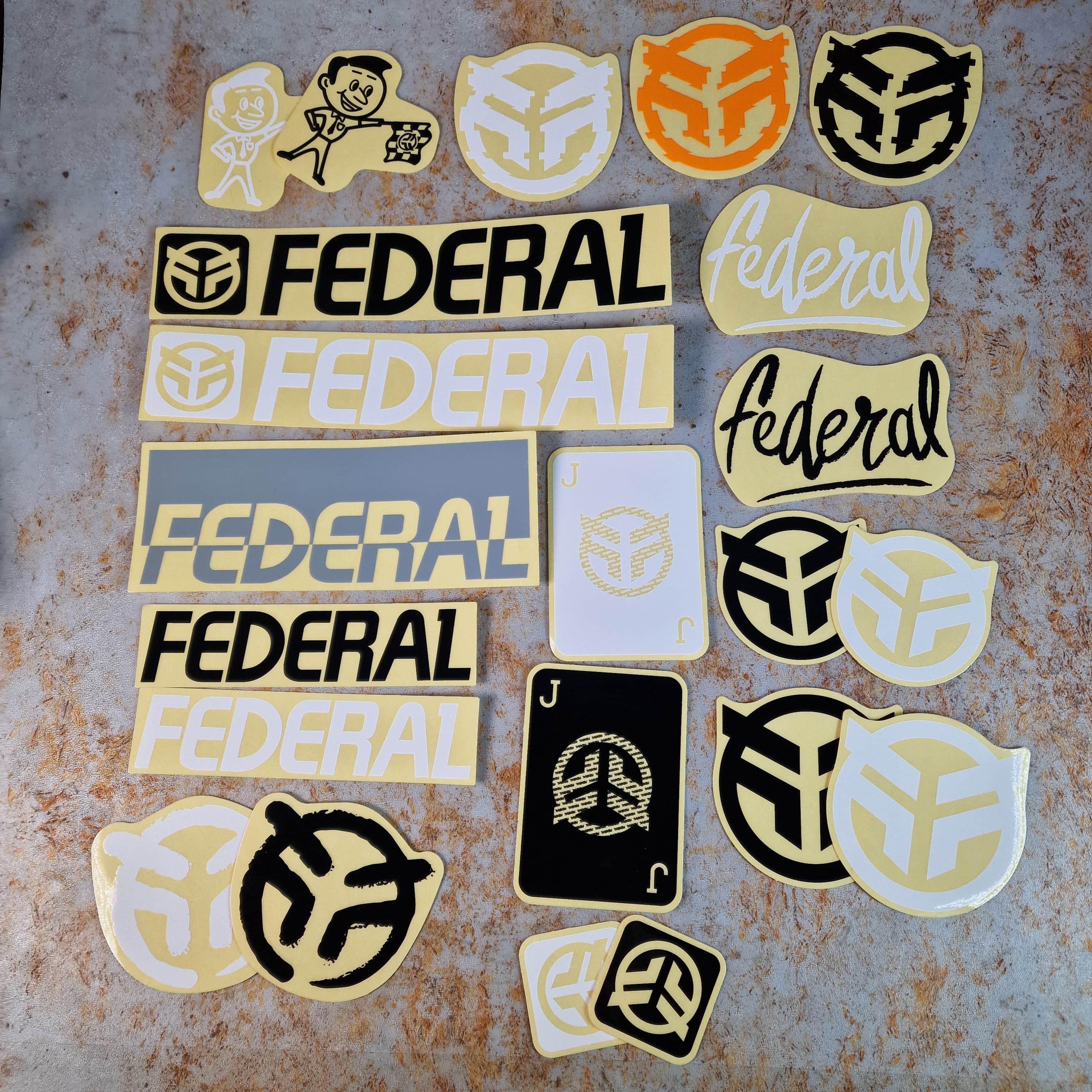 Federal 22 Piece BMX Sticker Pack | Alans BMX