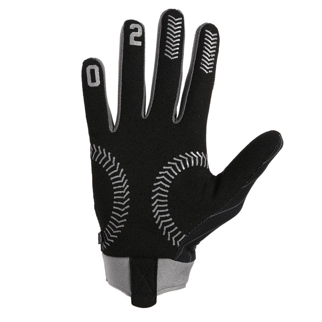 Fuse Omega Gloves Ballpark Black Silver | Alans BMX