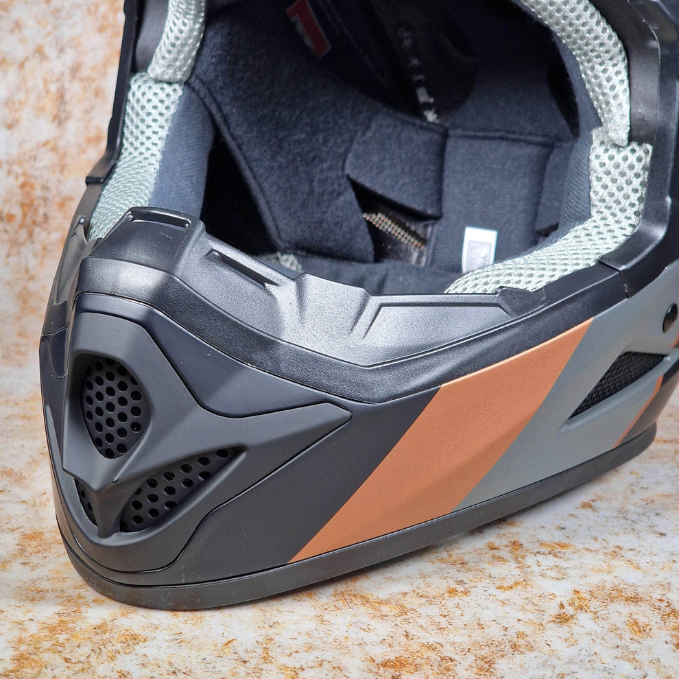 Kali Zoka Striple Full Face Helmet Black / Bronze | Alans BMX