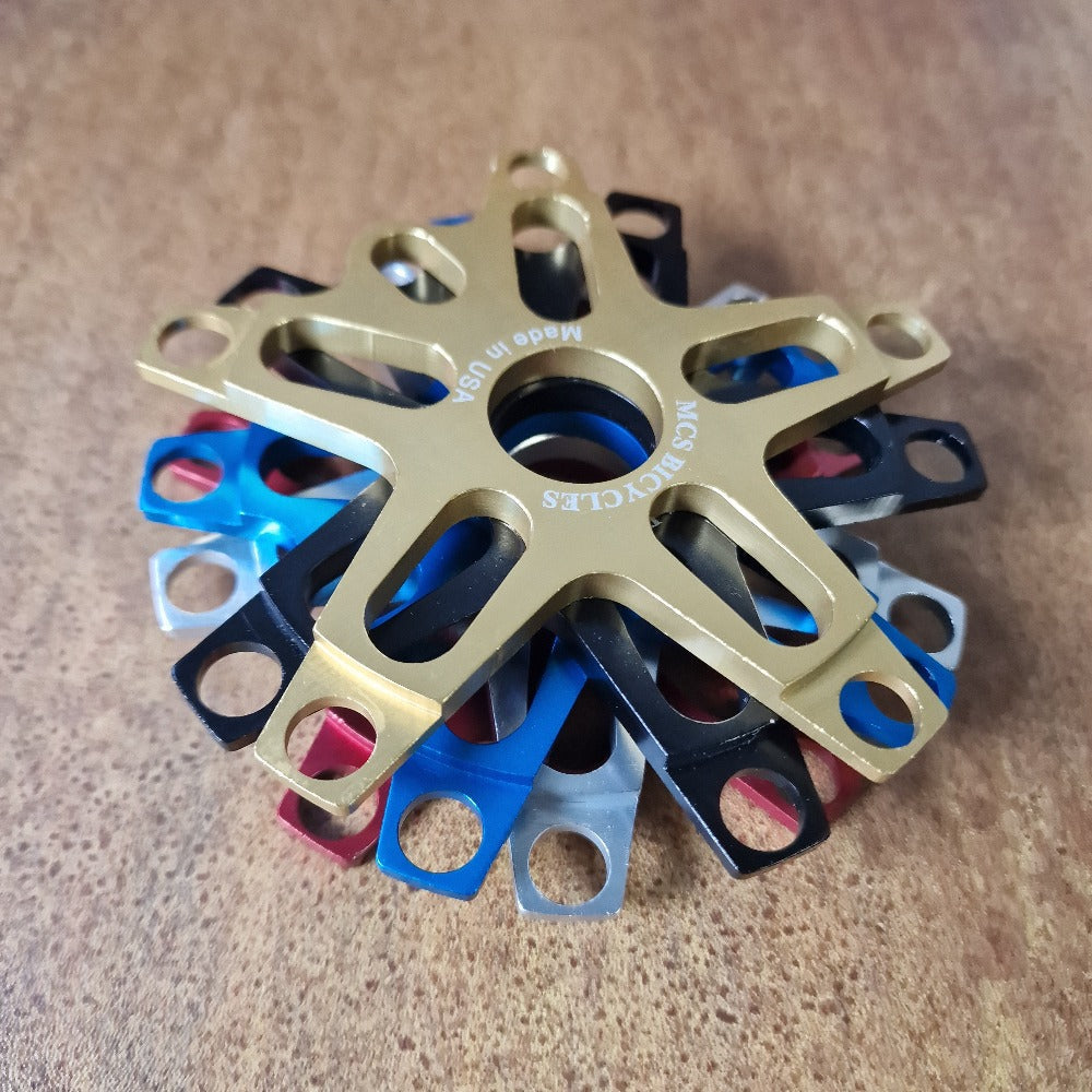 MCS Alloy 5 Arm Old School BMX Crank Spider | Alans BMX
