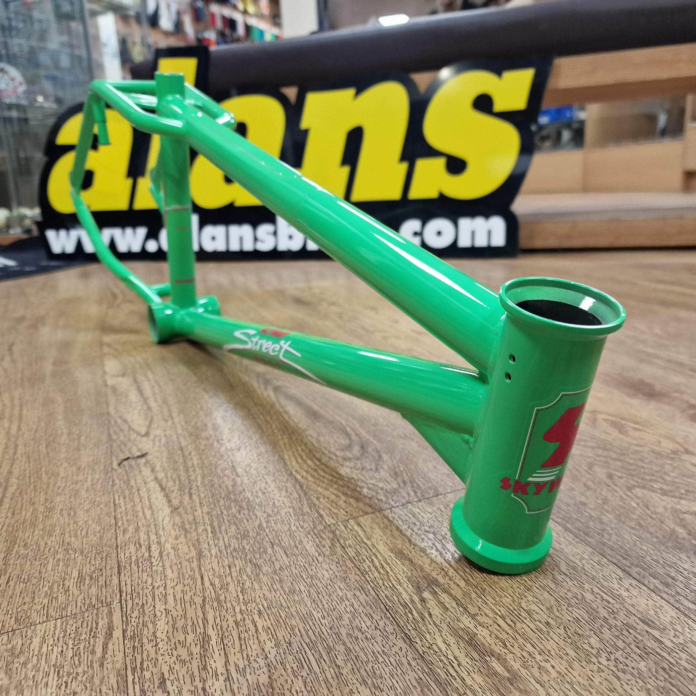 Skyway 2024 Street Beat Frame / Fork / Bars / Seat Green | Alans BMX