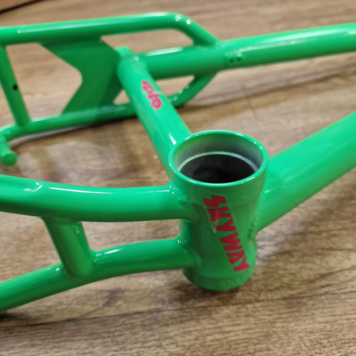 Skyway 2024 Street Beat Frame / Fork / Bars / Seat Green | Alans BMX