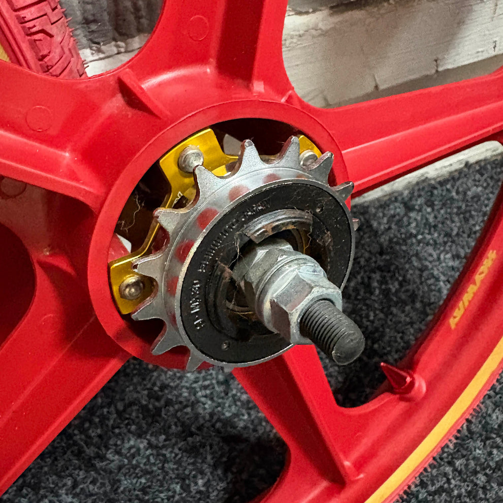 Skyway Gold Alloy Flange 60th Tuff Wheels with Tyres Used | Alans BMX