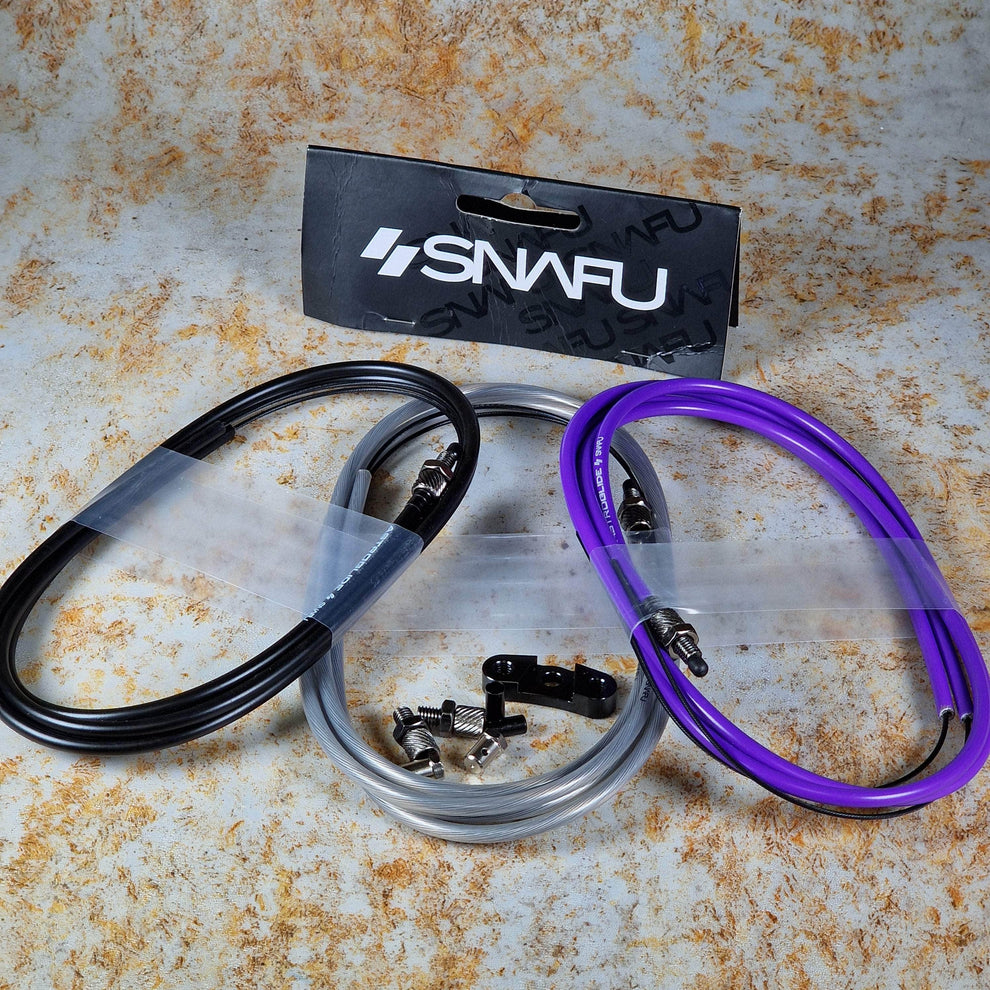 Snafu Astroglide Dual Lower Gyro BMX Brake Cables | Alans BMX