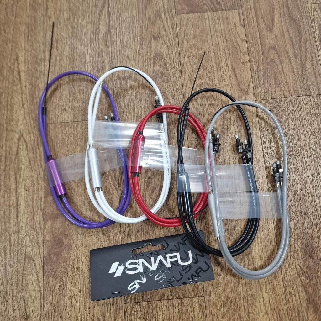 Snafu Astroglide Y-Lower Gyro BMX Brake Cables | Alans BMX