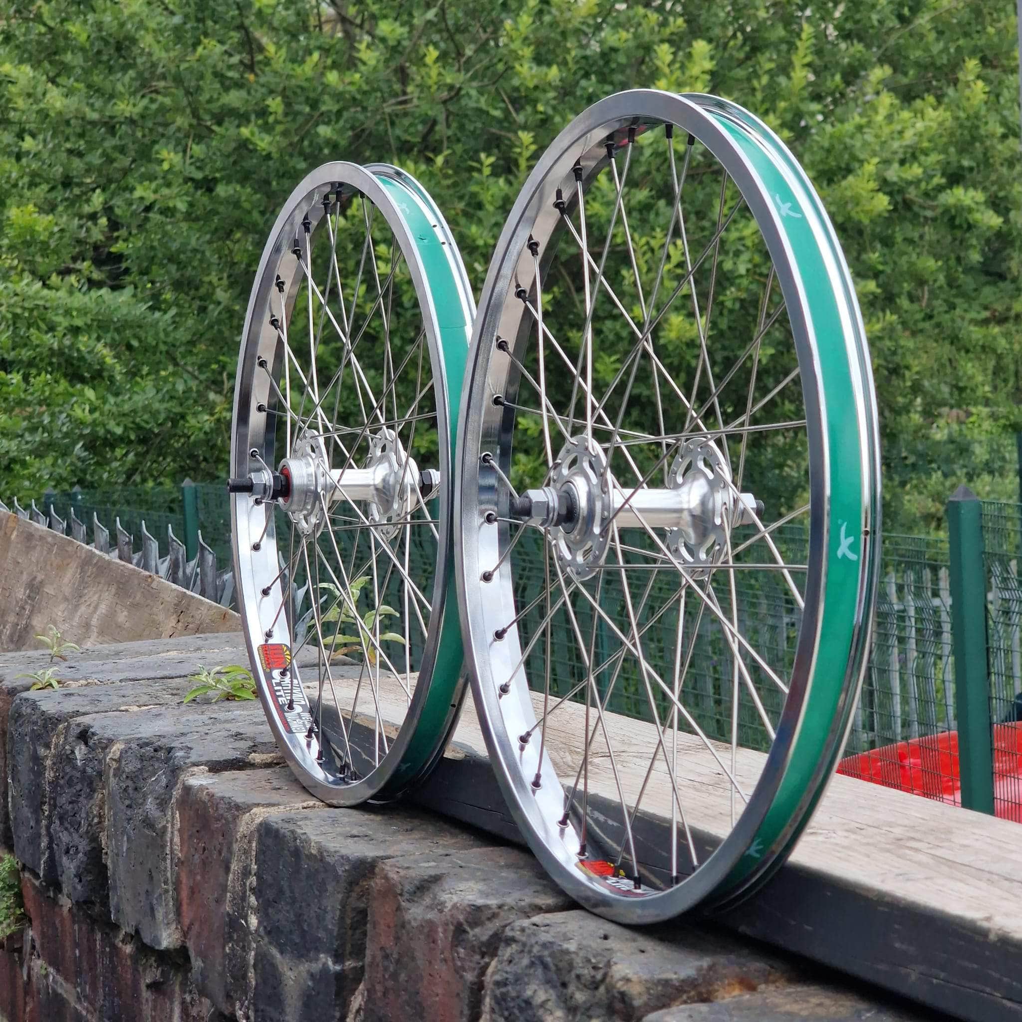 Sun Ringlé Rhyno Lite XL / High Flange Old School Wheelset Chrome – Alans BMX