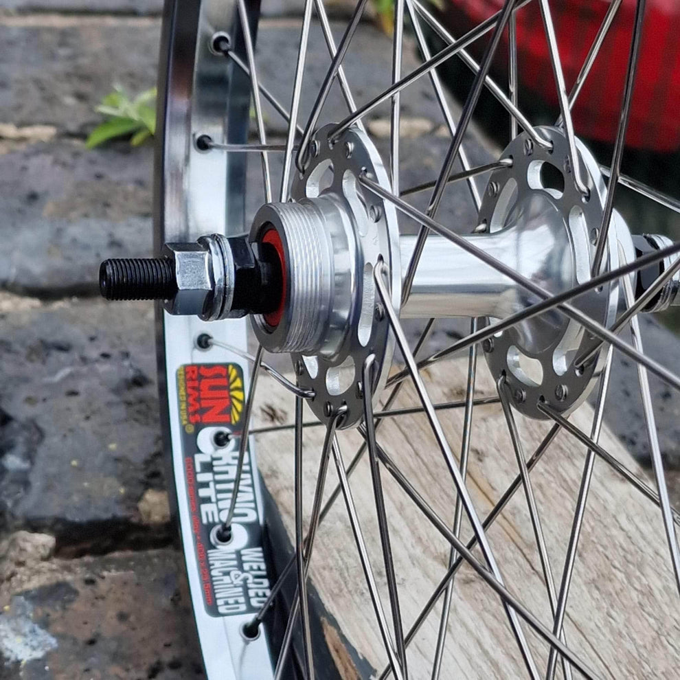 Sun Ringlé Rhyno Lite XL / High Flange Old School Wheelset Chrome ...