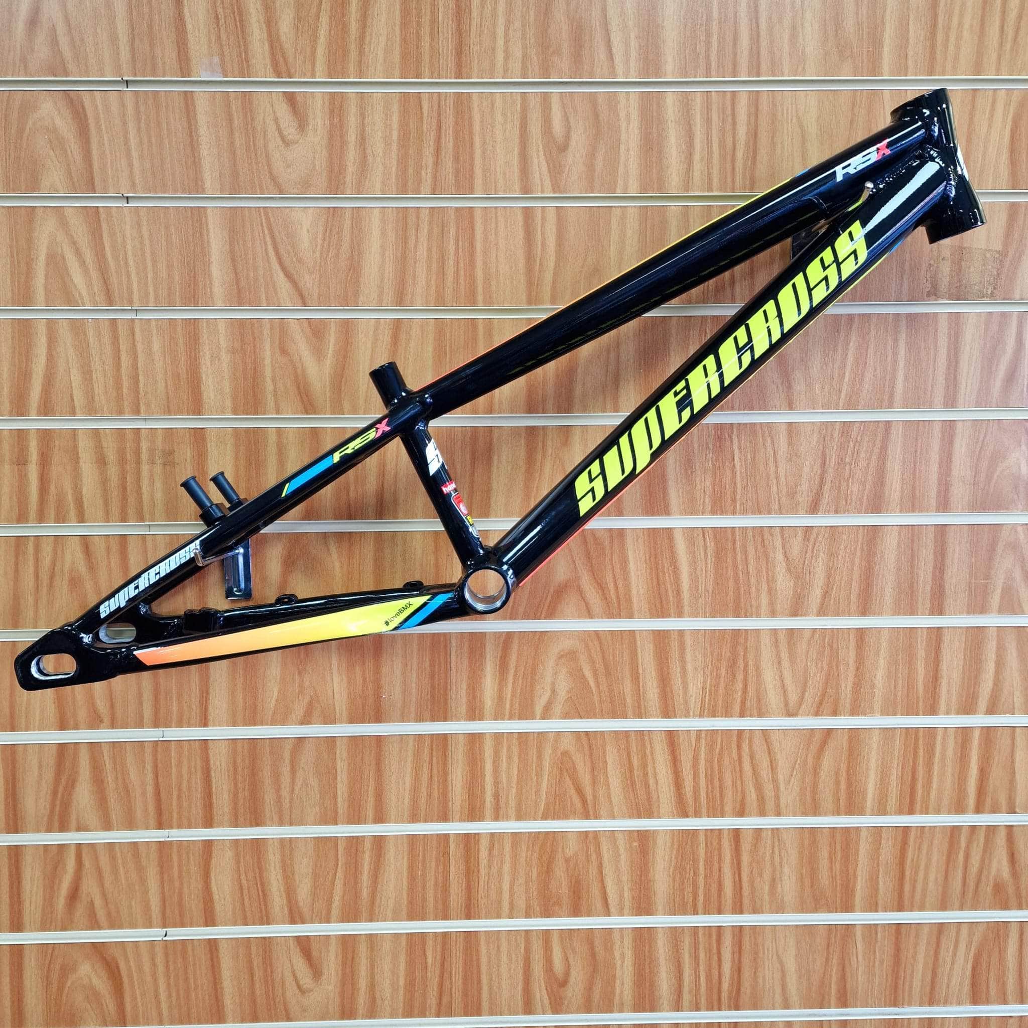 Supercross BMX Vision RSX Aluminium Race Frame Black Chrome | Alans BMX