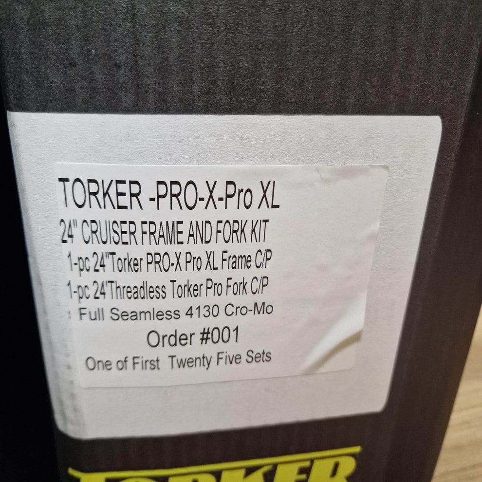 Torker Pro-X 24" BMX Frame and Fork Chrome | Alans BMX