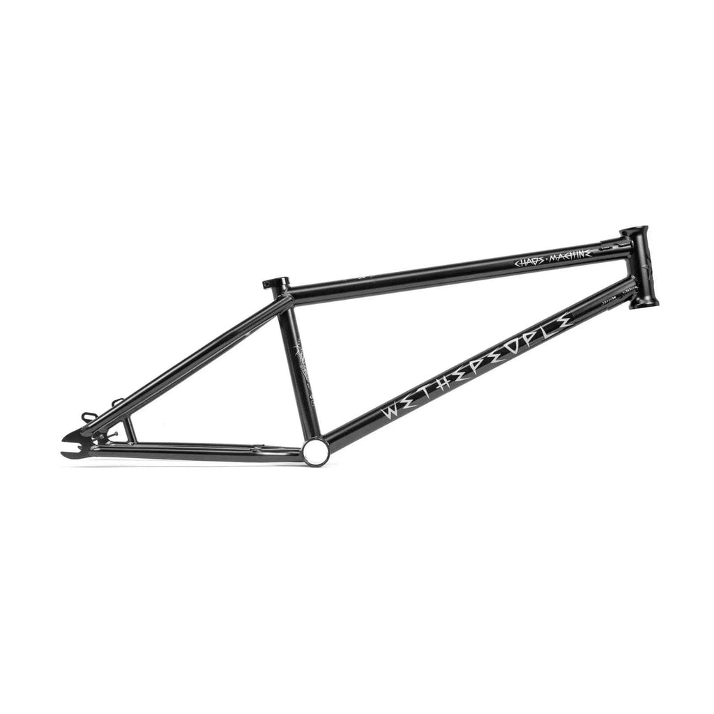 We The People Chaos Machine 22 Inch BMX Frame Black | Alans BMX