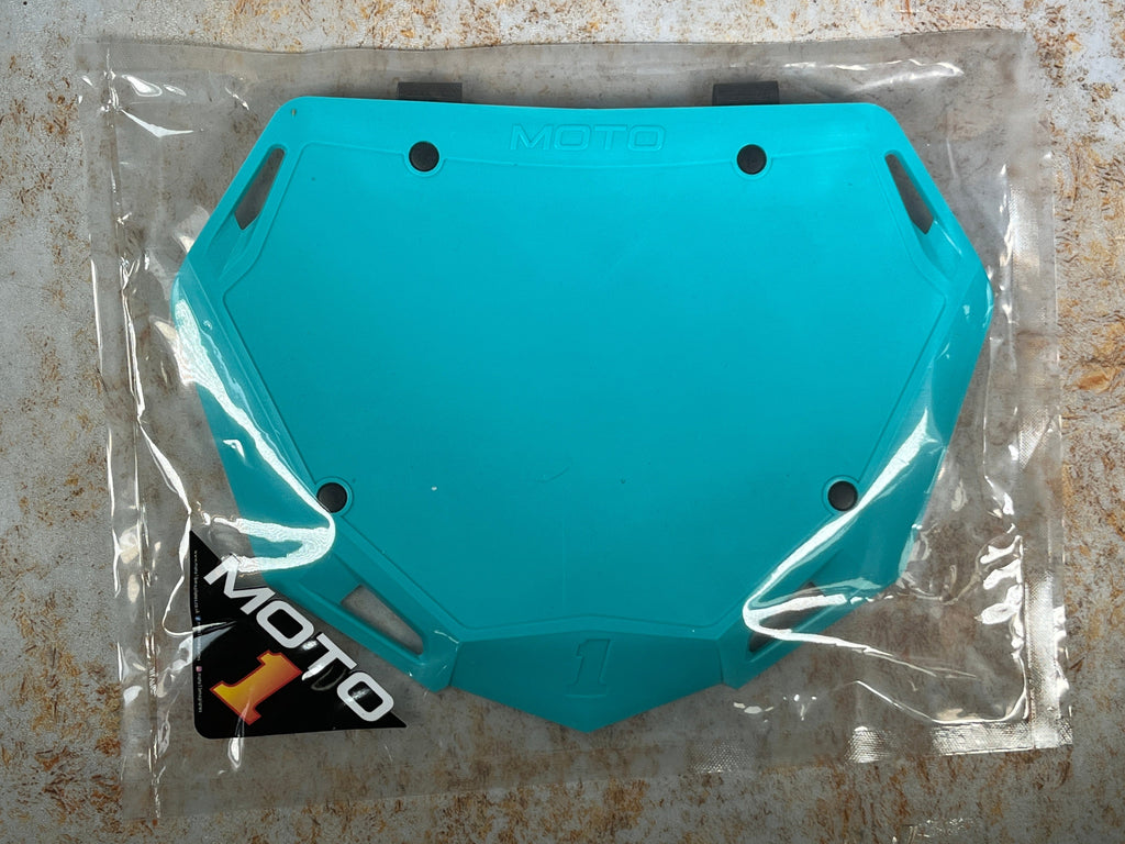 Moto 1 BMX Race Number Plate with Name and Number | Alans BMX