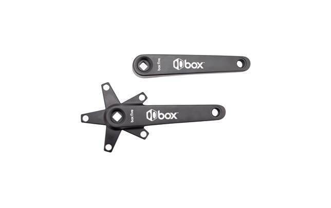 Box Five Square Taper Alloy Race Cranks Black | Alans BMX
