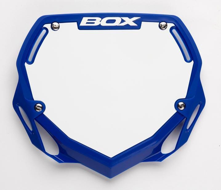 Box Phase 1 Number Plate Large with Name and Number | Alans BMX