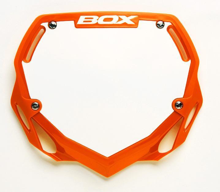 Box Phase 1 Number Plate Large with Name and Number | Alans BMX