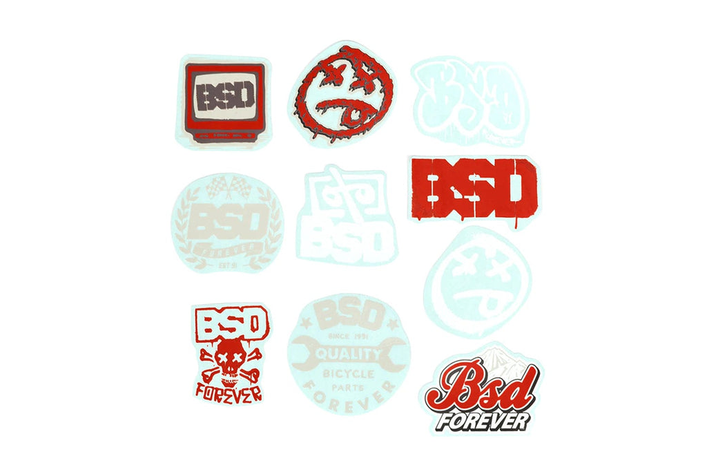BSD 2022 Assorted BMX Sticker Pack | Alans BMX