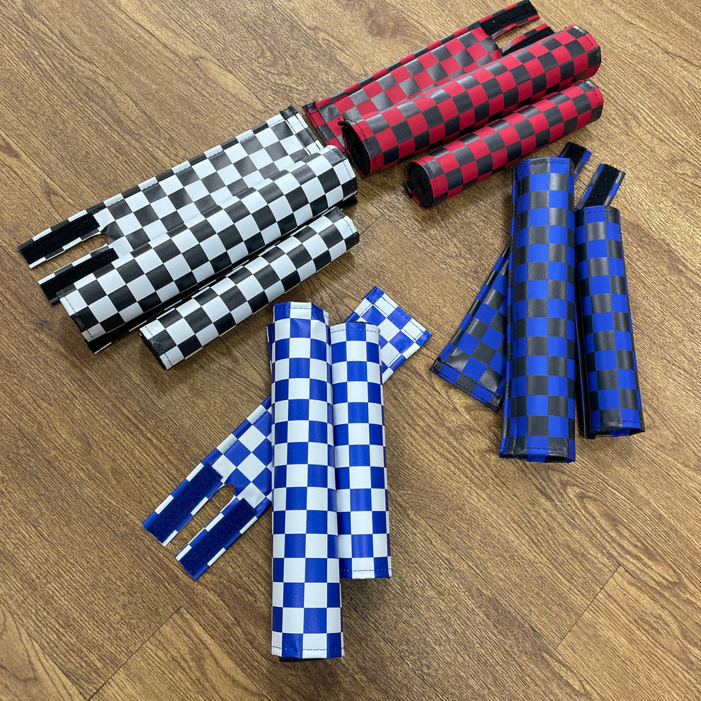 Flite Old School BMX 3 Piece Pad Set Checkers | Alans BMX