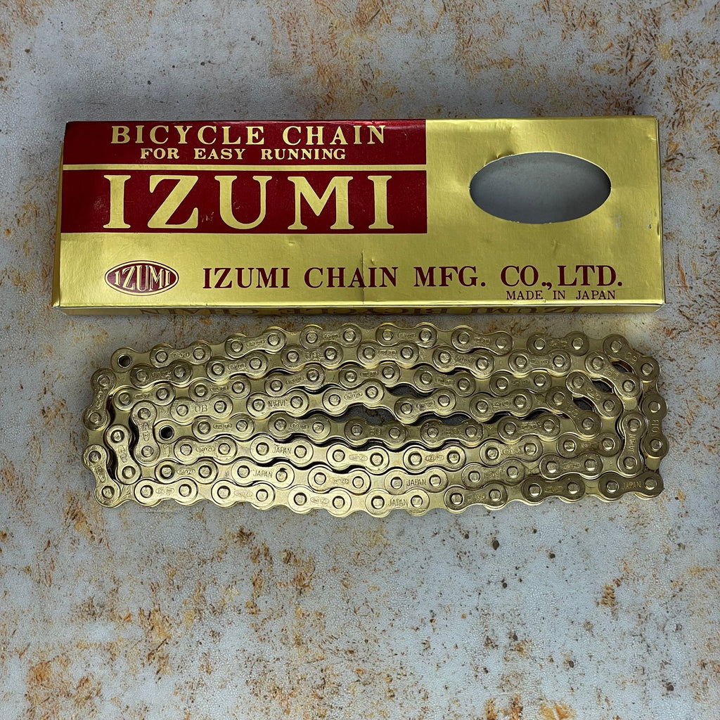 Izumi Standard Old School BMX Chain Gold | Alans BMX