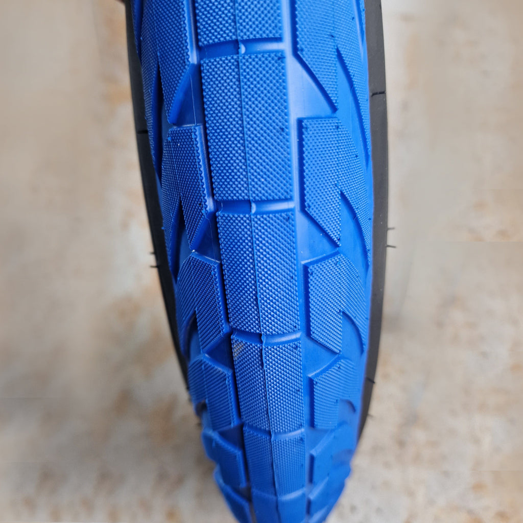 Tall Order Wallride BMX Tyre Blue with Black Sidewall | Alans BMX