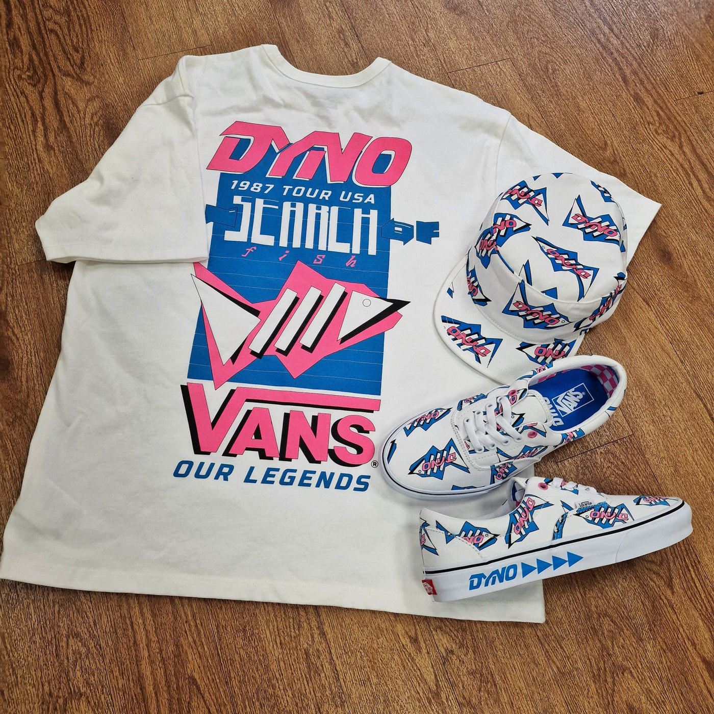 Vans x Our Legends GT / Dyno Era Shoes White / Blue | Alans BMX