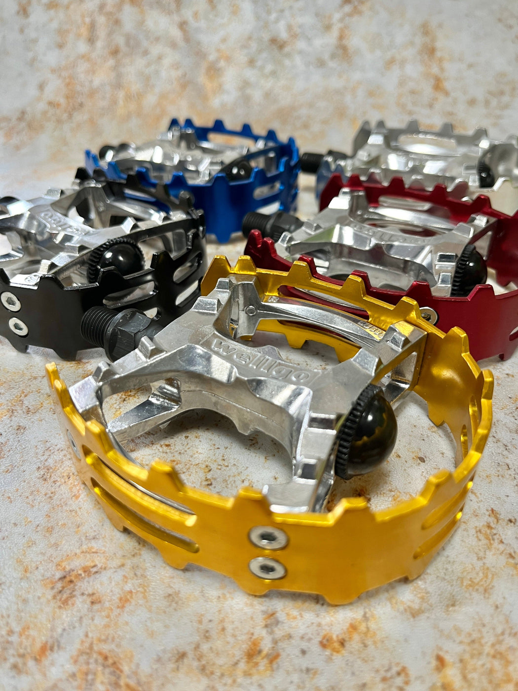 Bmx Bike Pedals Wellgo Old School BMX Bear Trap Pedals – XC-II Model, 9/16 Spindle For 3-Piece ...